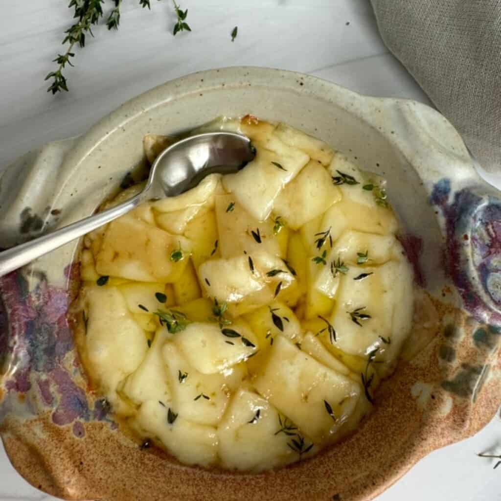 Irresistible Baked Cheese With Honey And Olive Oil - A Sweet Thyme