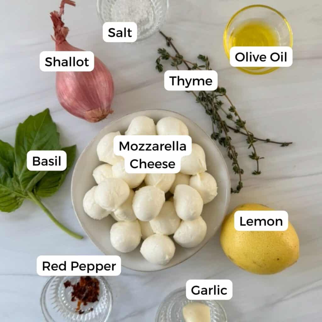 Marinated Mozzarella Balls - A Sweet Thyme
