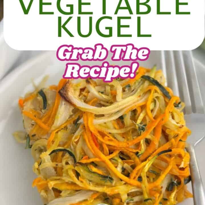 Vegetable Kugel - ASweetThyme.com