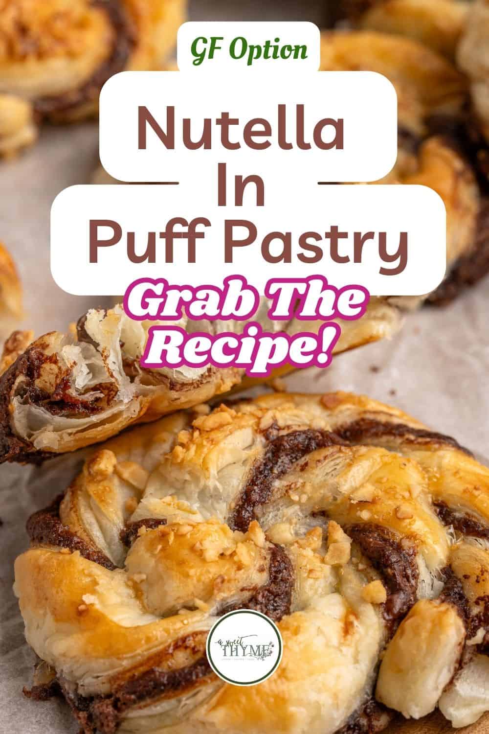Nutella In Puff Pastry - A Sweet Thyme
