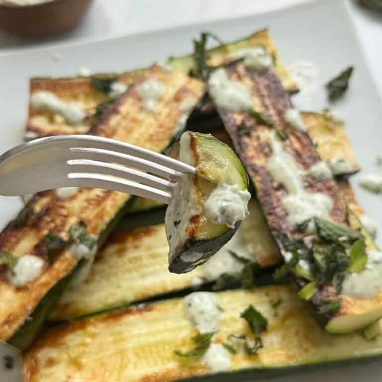 Zucchini With Feta - A Sweet Thyme