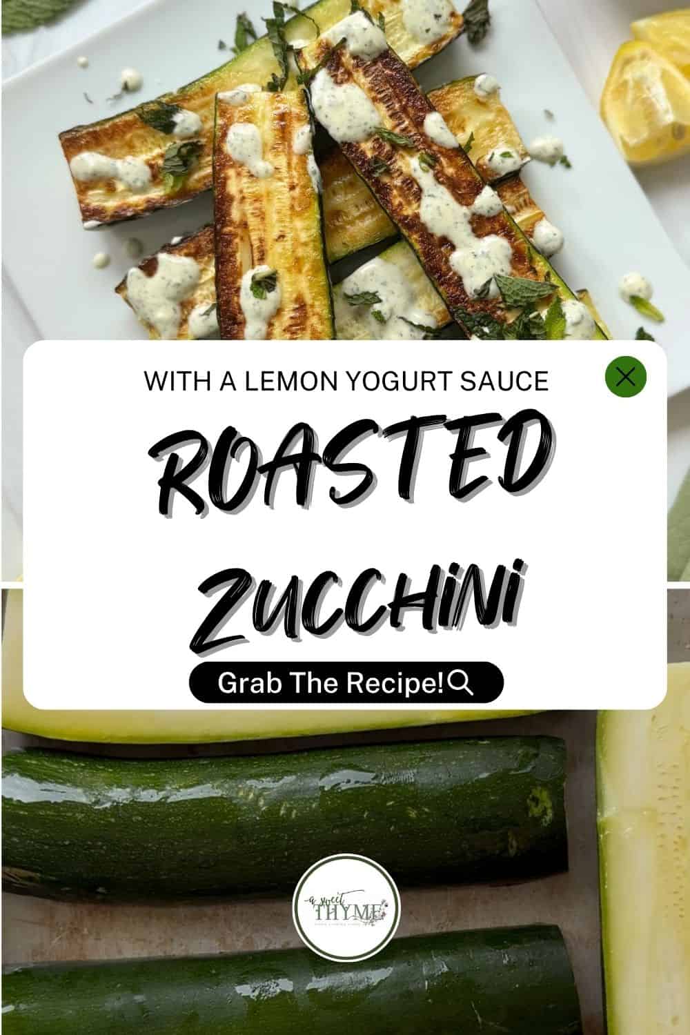 Zucchini With Feta - A Sweet Thyme