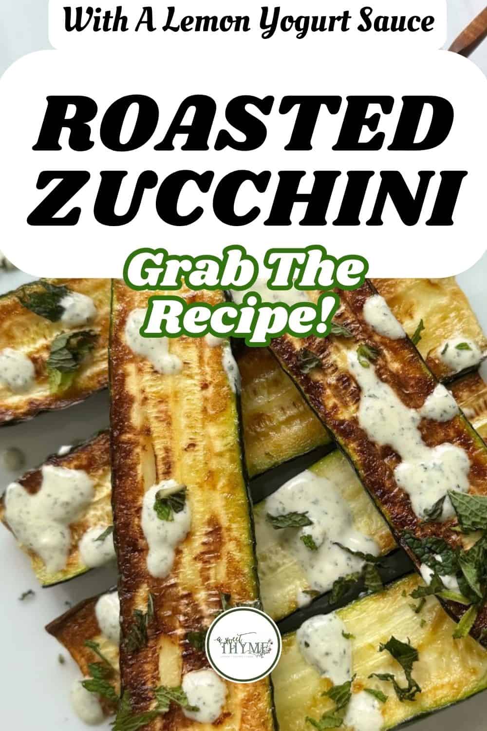Zucchini With Feta - A Sweet Thyme