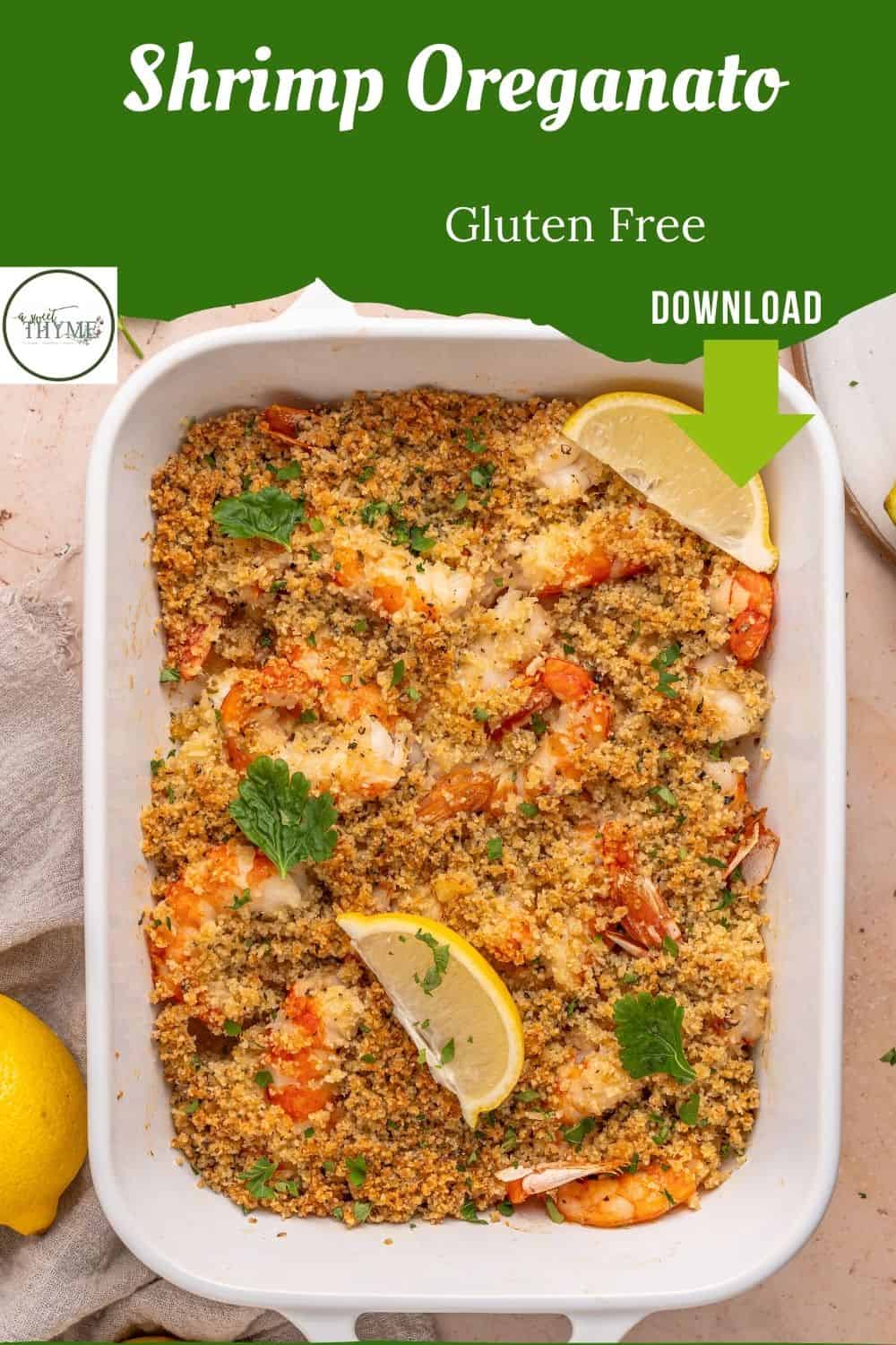 Classic Shrimp Oreganata (Gluten-Free) - A Sweet Thyme
