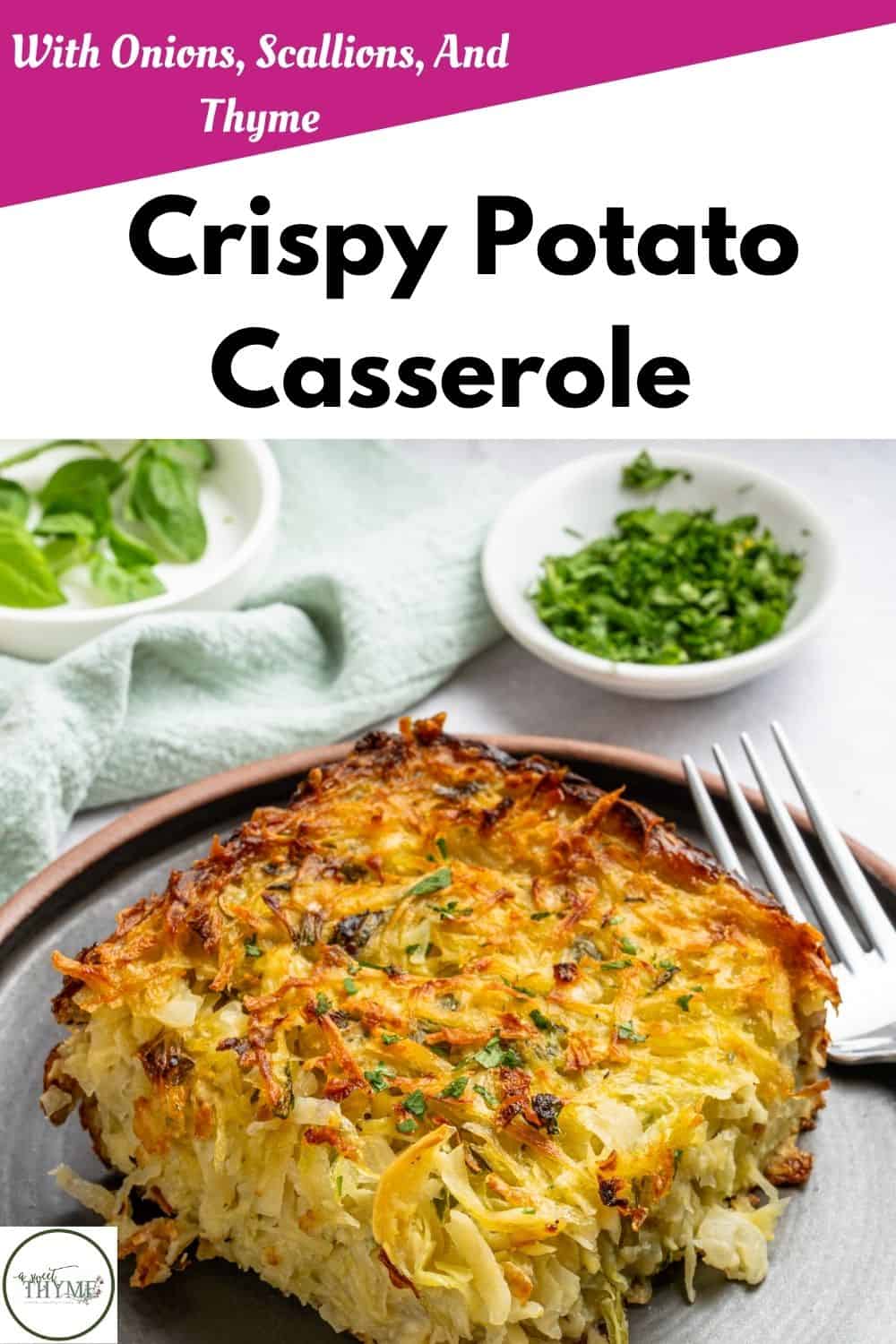 Crispy Potato Kugel Recipe (Passover Friendly) - A Sweet Thyme