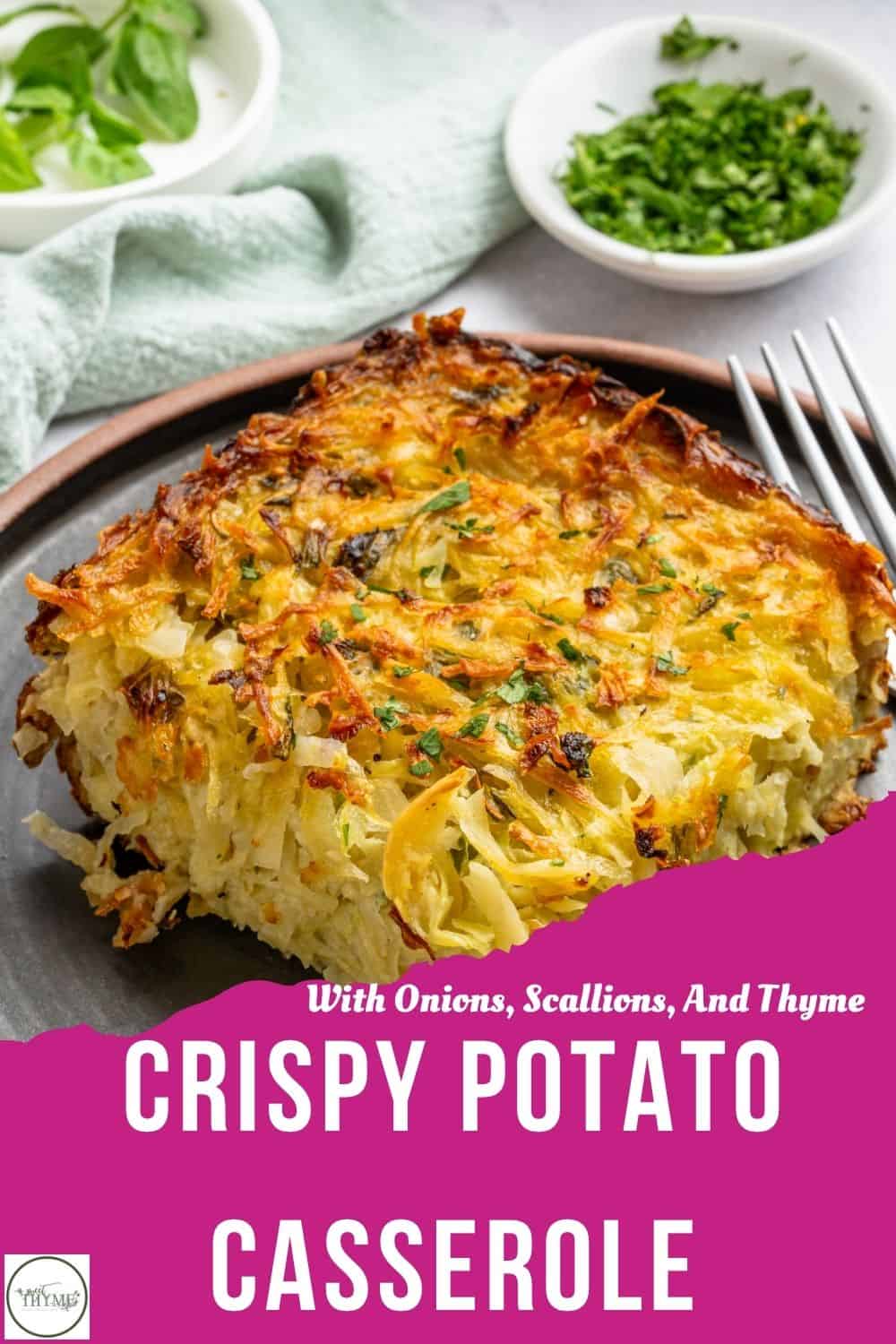 Crispy Potato Kugel Recipe (Passover Friendly) - A Sweet Thyme